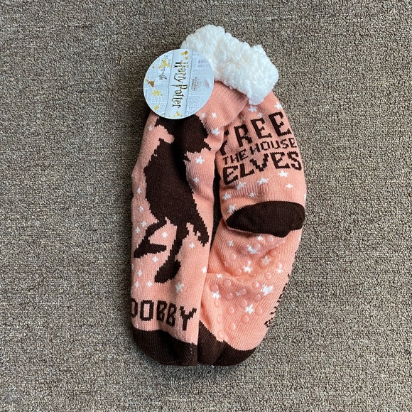 Accessories | Nwt Harry Potter Dobby Big Fuzzy Socks For Kids And ...